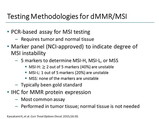 Emerging Considerations in the Use of Immune Checkpoint Inhibitors: What is MSI?