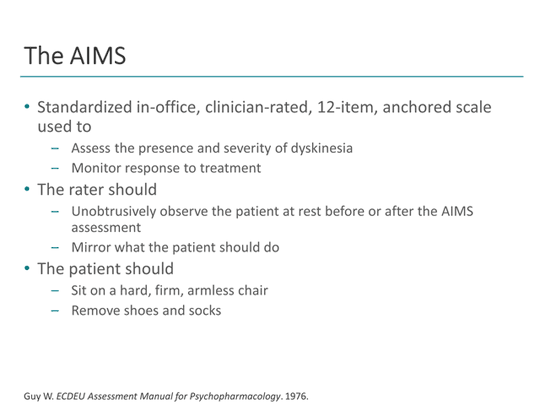 The ABCs of Diagnosing Tardive Dyskinesia (Transcript)