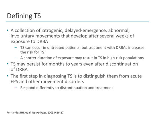 The ABCs of Diagnosing Tardive Dyskinesia (Transcript)