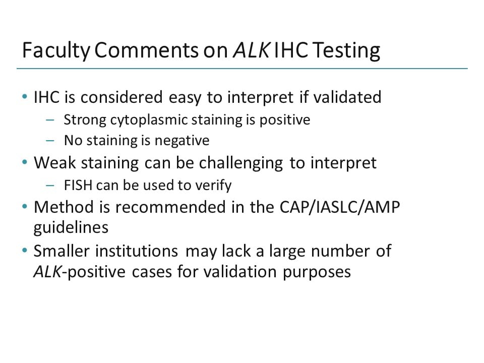 Understanding the Updated Guidelines for ALK Testing in NSCLC (Transcript)