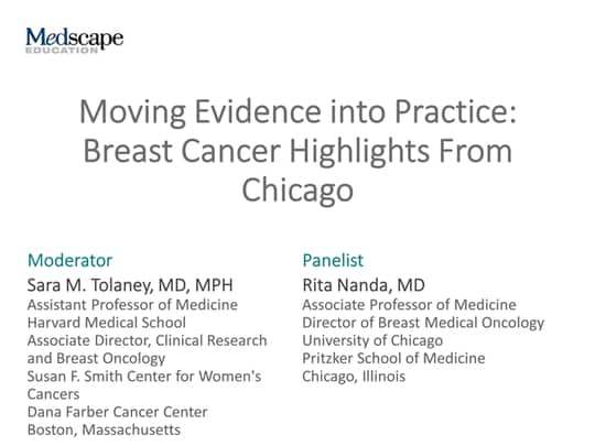 Moving Evidence Into Practice: Breast Cancer Highlights From Chicago ...