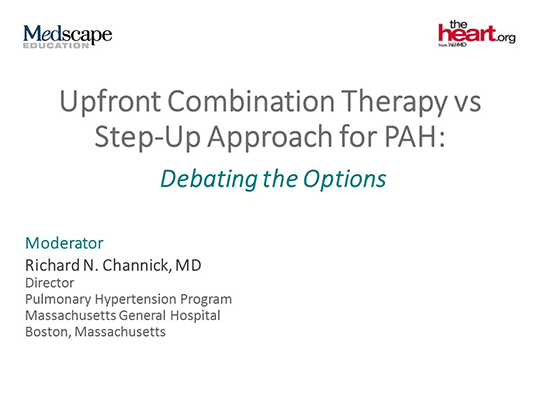 Upfront Combination Therapy vs Step-Up Approach for PAH: Debating the ...