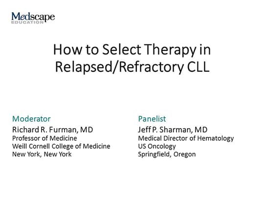 How to Select Therapy in Relapsed/Refractory CLL