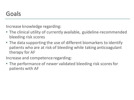 The ABCs of AF: An Update on Risk Scores to Predict Bleeding (Transcript)