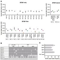 SF3B1-Initiating Mutations in MDS-RSs Target Lymphomyeloid ...