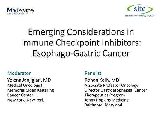 Emerging Considerations in Immune Checkpoint Inhibitors: Esophago ...
