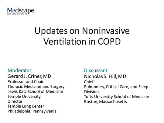 Updates on Noninvasive Ventilation in COPD (Transcript)