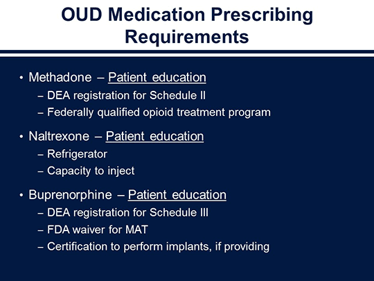 The Time Has Come: Identification and Treatment of Opioid Use Disorder
