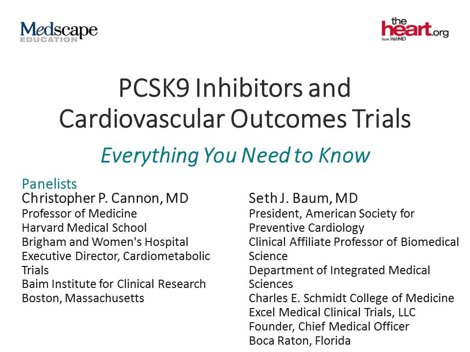 PCSK9 Inhibitors and Cardiovascular Outcomes Trials: Everything You Need to Know