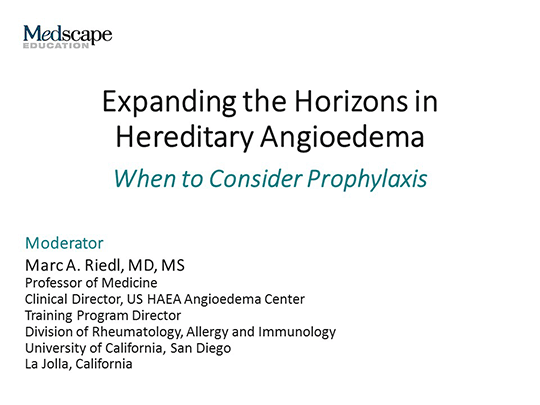 Expanding the Horizons in Hereditary Angioedema: When to Consider ...