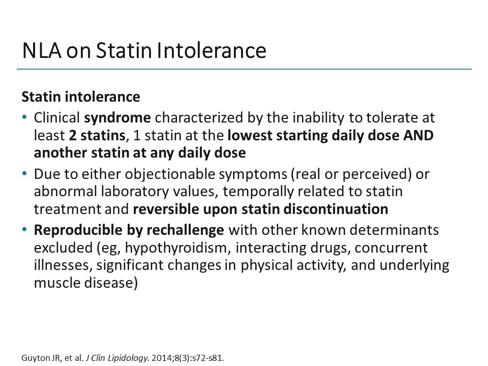 Challenging Statin Intolerance: Back to Basics (Transcript)