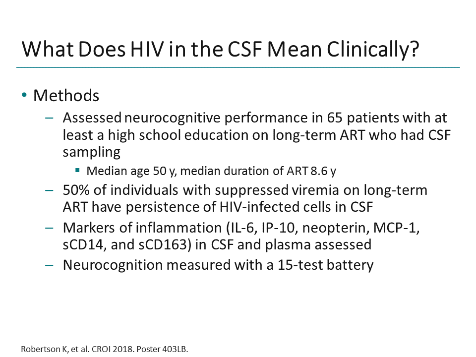 Advances in HIV: Updates from Boston 2018