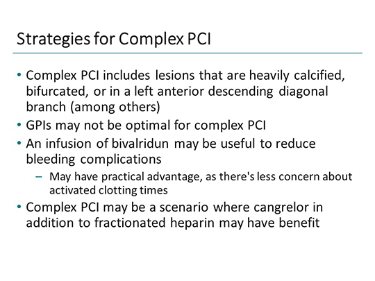 Complex Cases in PCI: Tailoring Antiplatelet Therapy to Improve ...