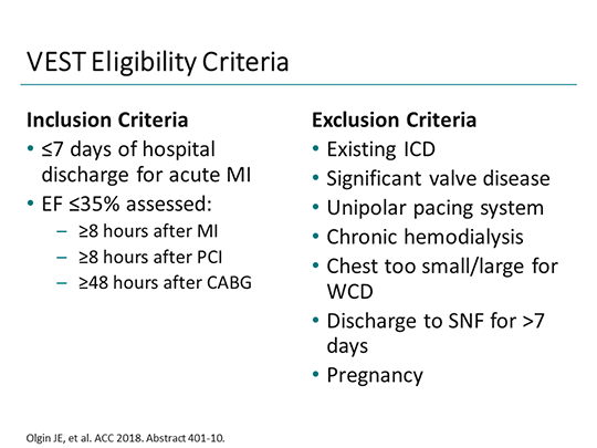 Preventing SCD With a WCD: Reviewing the Results of the VEST Trial ...