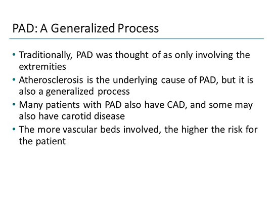 Latest Perspectives in PAD: How to Improve Outcomes