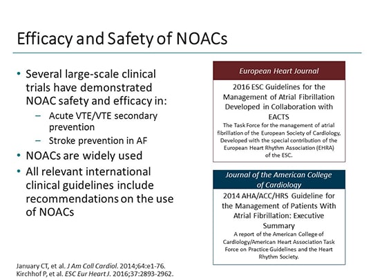 NOACs in Clinical Practice: Are They All the Same? (Transcript)