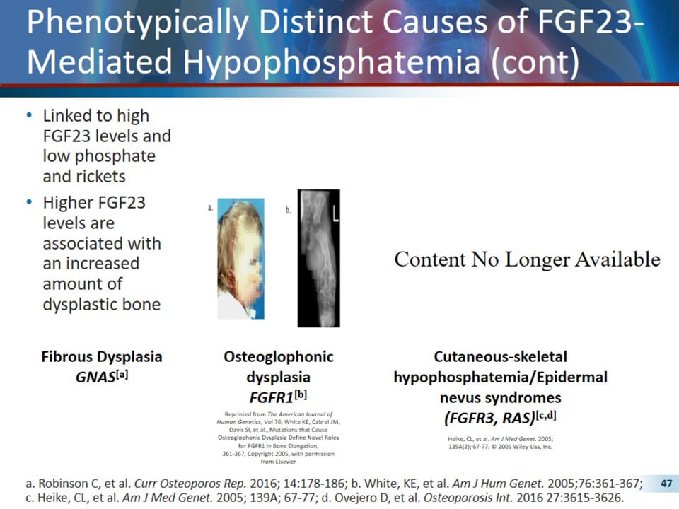 Hereditary Hypophosphatemia: Diagnostic Challenges and Potential New ...