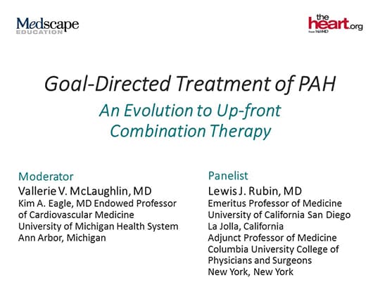Goal-Directed Treatment of PAH: An Evolution to Up-front Combination ...