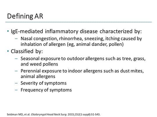 Seasonal Allergic Rhinitis: Guideline Updates Applied to Clinical Cases