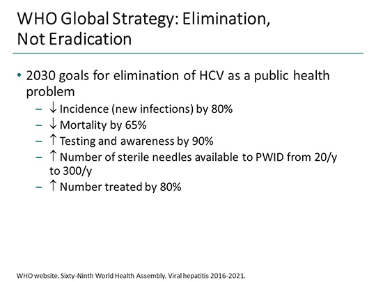 Ending HCV: How Do We Get There From Here?