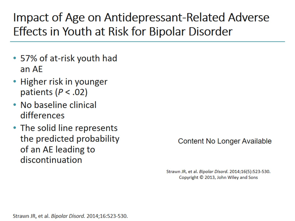 Scientific Update: Therapeutic Considerations for Pediatric Bipolar ...