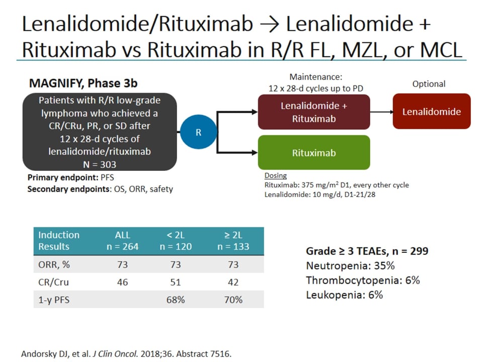 Updates on Lymphoma and Myeloid Malignancies From the 2018 Summer Meetings