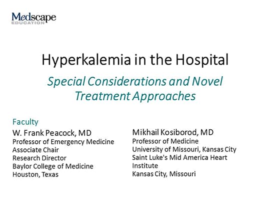 Hyperkalemia in the Hospital: Special Considerations and Novel ...