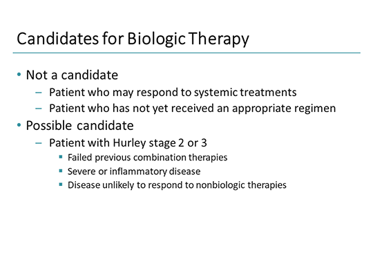 When Is Biologic Therapy Appropriate for HS? (Transcript)