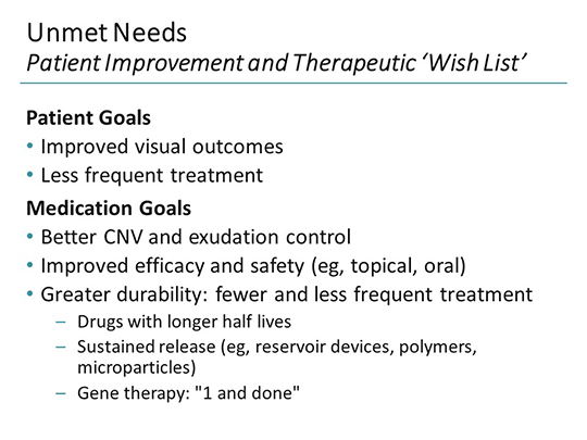 Developments in the Wet AMD Treatment Landscape: A Look Ahead (Transcript)