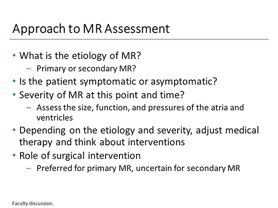Mitral Valve Disease: Current and New Directions in Treatment (Transcript)