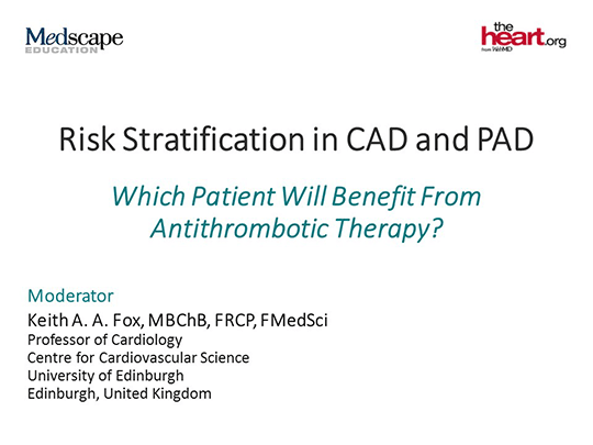 Risk Stratification in CAD and PAD: Which Patient Will Benefit From ...