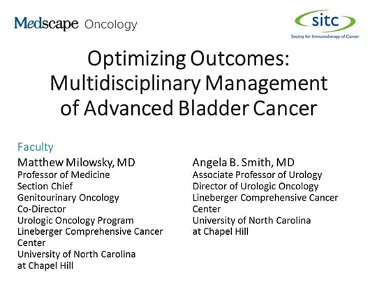 Optimizing Outcomes: Multidisciplinary Management of Advanced Bladder ...