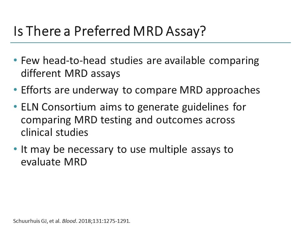 The Role of Measurable Residual Disease in AML (Transcript)
