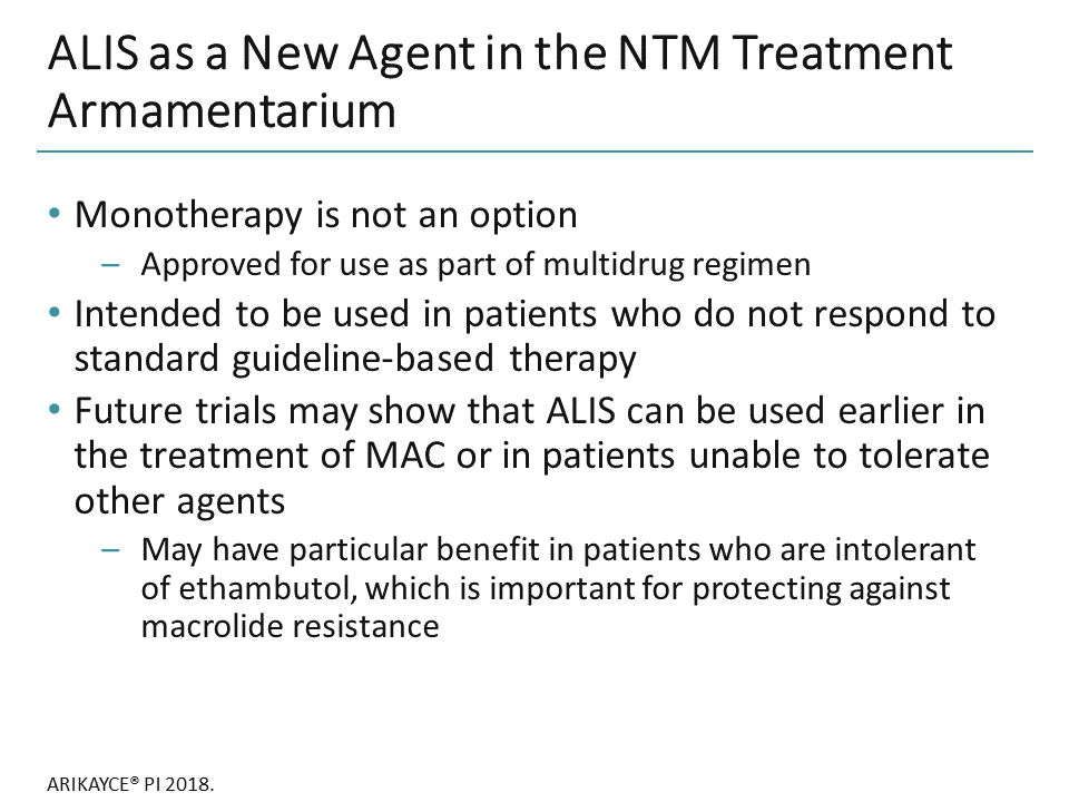Management of NTM Lung Disease: Key Therapeutic Developments