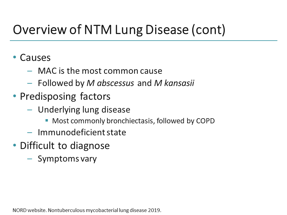 Management of NTM Lung Disease: Key Therapeutic Developments