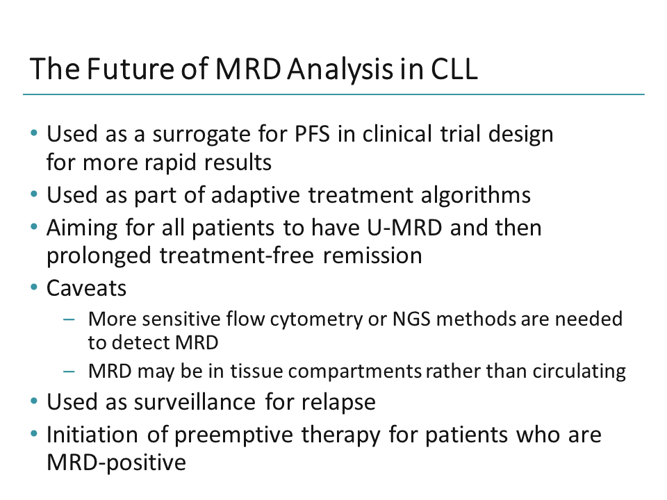 MRD Analysis in Chronic Lymphocytic Leukemia