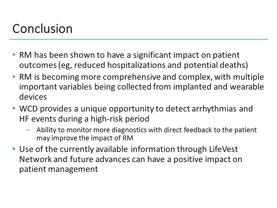 Remote Patient Management in Cardiology: WCD and Beyond (Transcript)