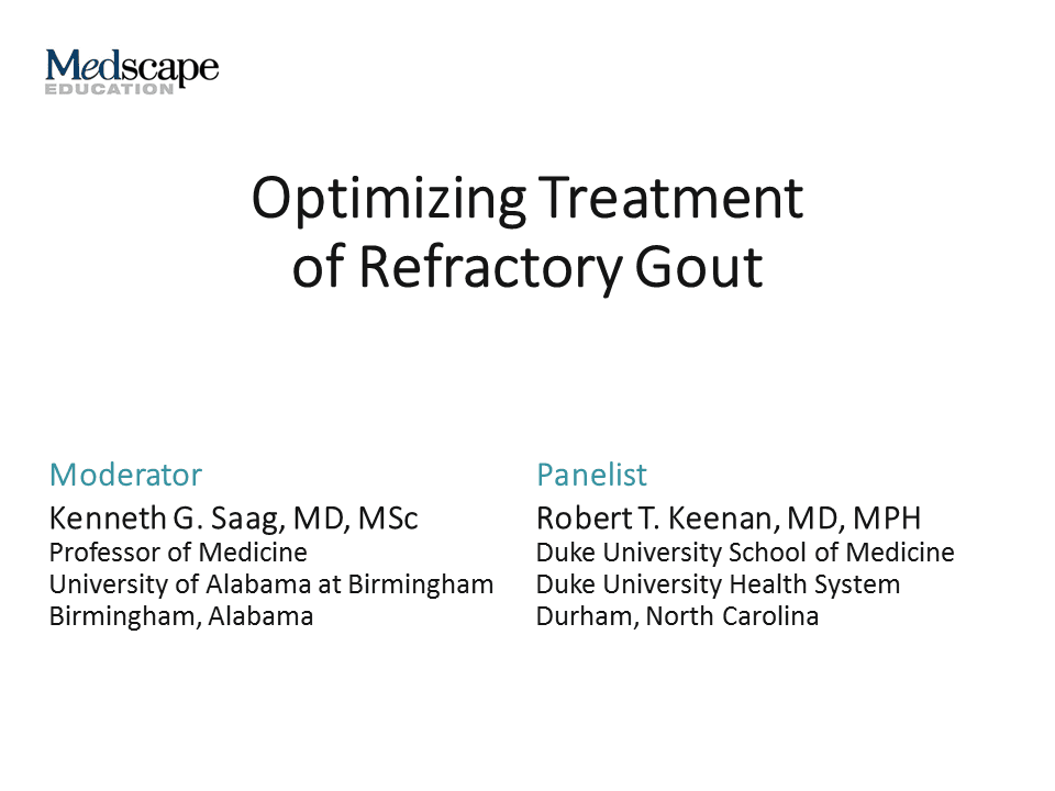 Optimizing Treatment of Refractory Gout