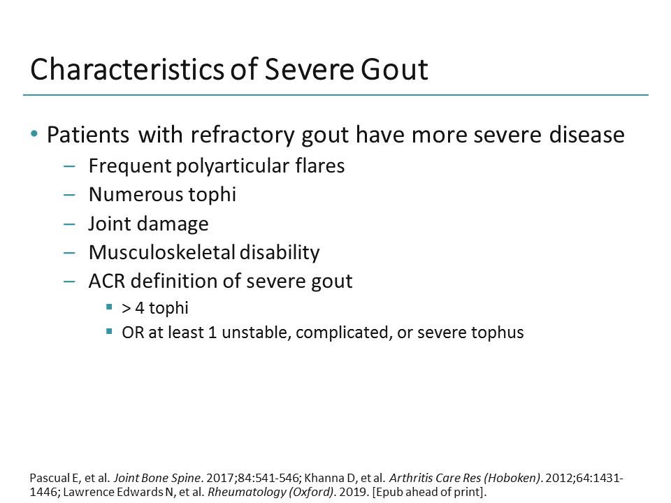 Optimizing Treatment of Refractory Gout