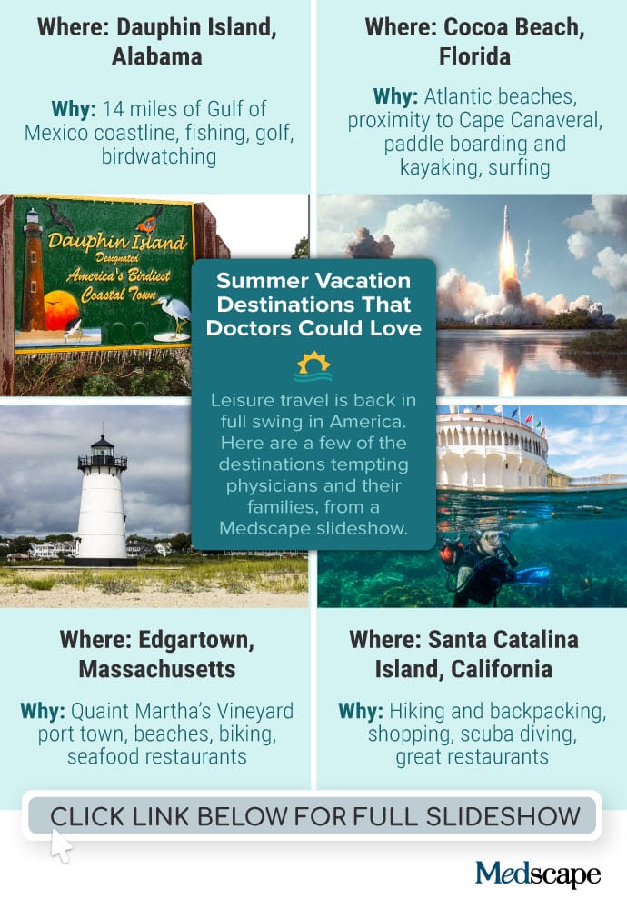 Infographic: Vacation Destinations to Recharge Your Batteries