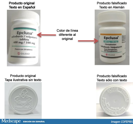 COFEPRIS: Alerta sobre lote falsificado de Epclusa