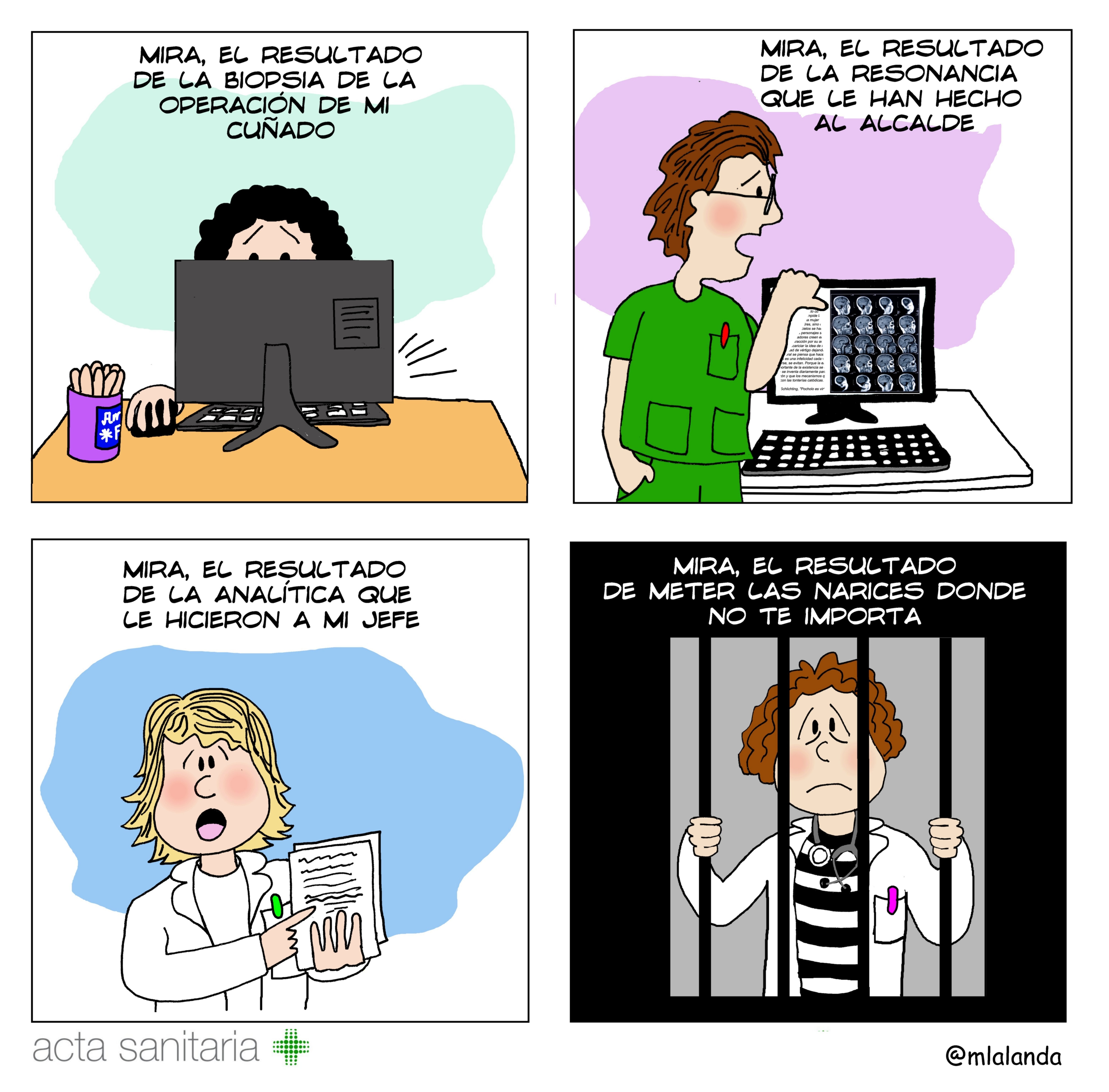 10 cómics creados por una médica para médicos y pacientes