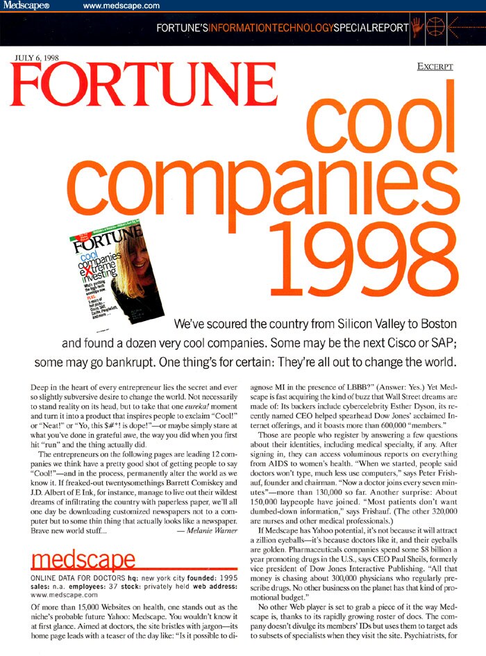 Medscape -- The First 5 Years - Page 5