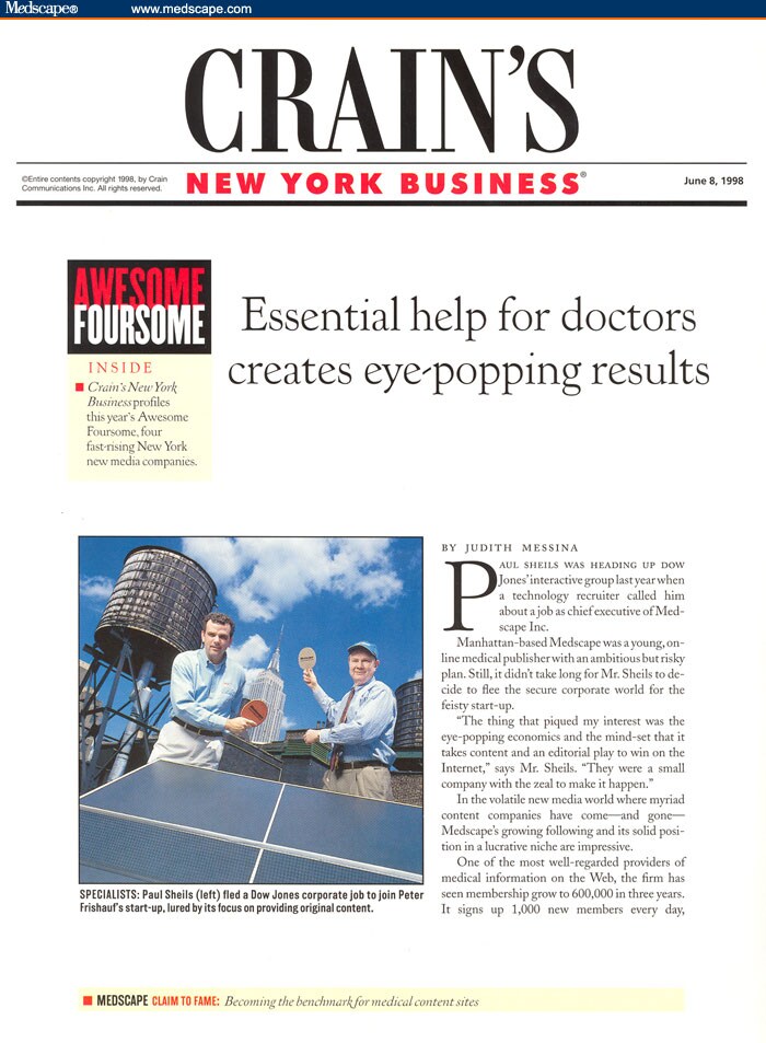 Medscape -- The First 5 Years - Page 5