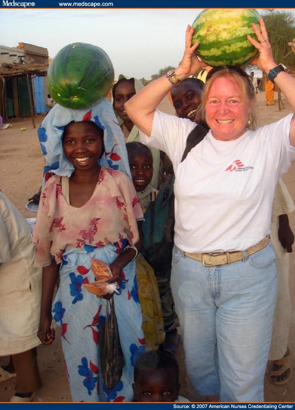 Nurse Aids Refugees in Darfur