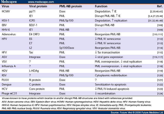 Promyelocytic leukemia-nuclear body proteins: herpesvirus - Page 3