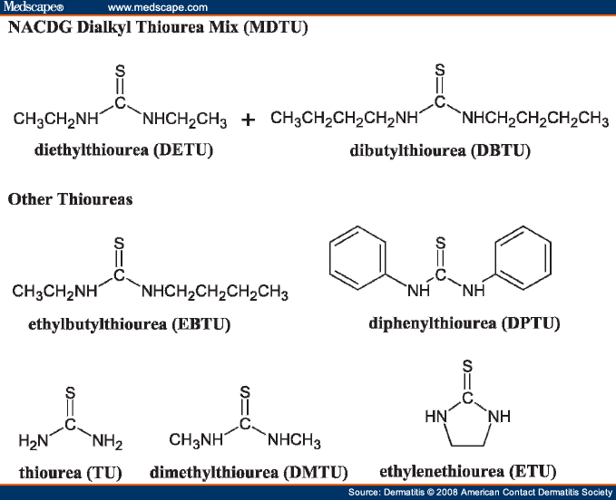 Positive Patch-Test Reactions to Mixed Dialkyl Thioureas