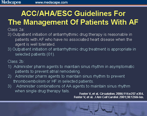 New Guidelines in Atrial Fibrillation -- Update and Perspectives (Slides with Transcript)