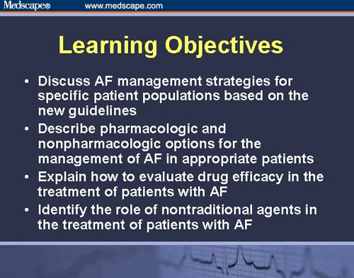 New Guidelines in Atrial Fibrillation -- Update and Perspectives (Slides with Transcript)