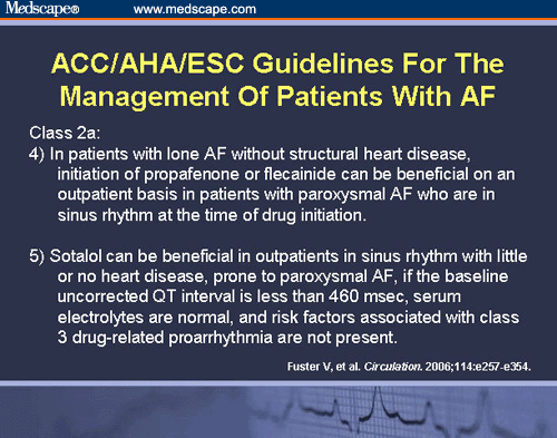 New Guidelines in Atrial Fibrillation -- Update and Perspectives (Slides with Transcript)